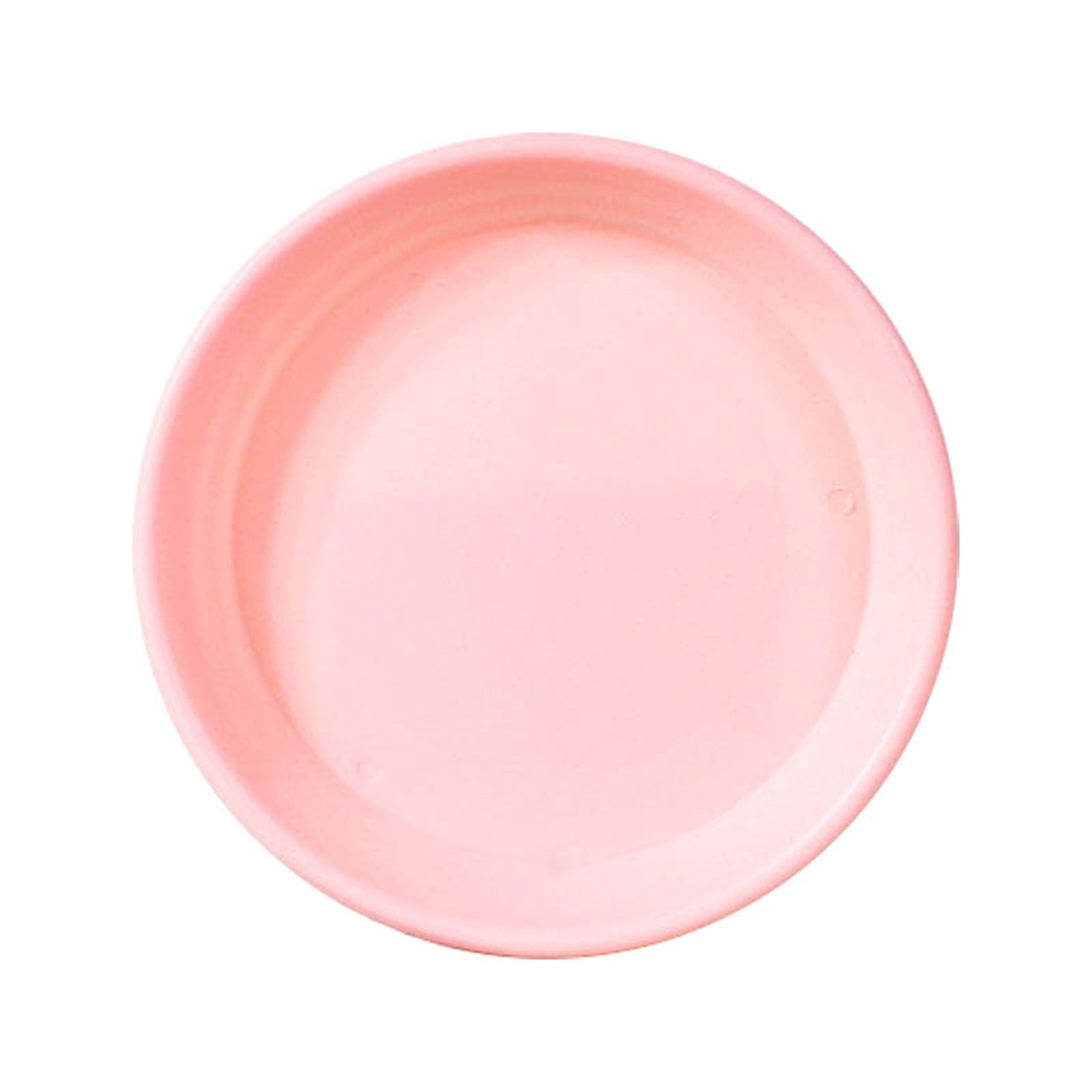 5 Pack Round Saucers 11 Inch - Thick Resin Pot Trays for Indoor Outdoor ...