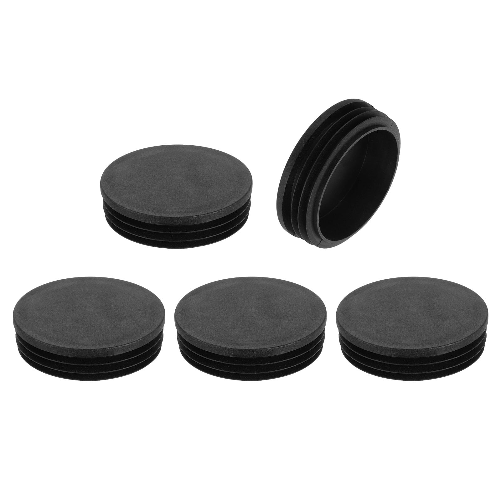 5 Pack Round Plastic Plug, Black Tubing End Cap Plugs, 90mm(3.54 Inch ...