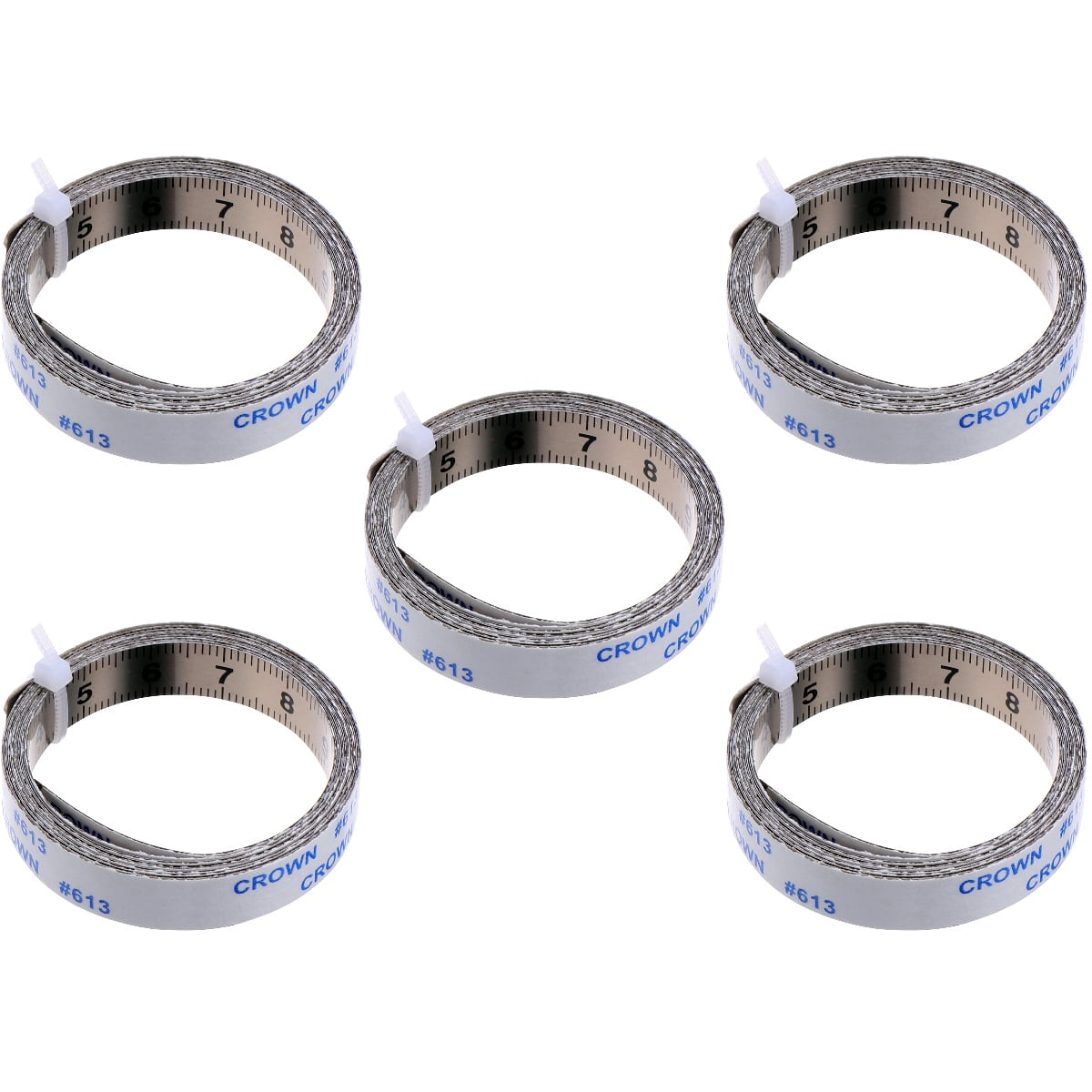 5 Pack Ruler Stickers Tape Sticky Measuring Carbon Steel Left Hand ...