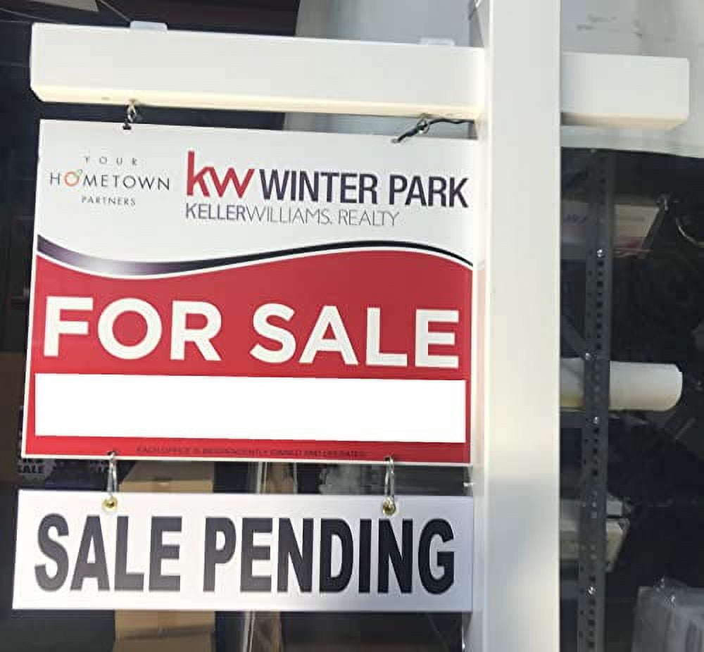 5 Pack SALE PENDING Sign Rider 6” x 24" (SALE PENDING) Printed Double ...