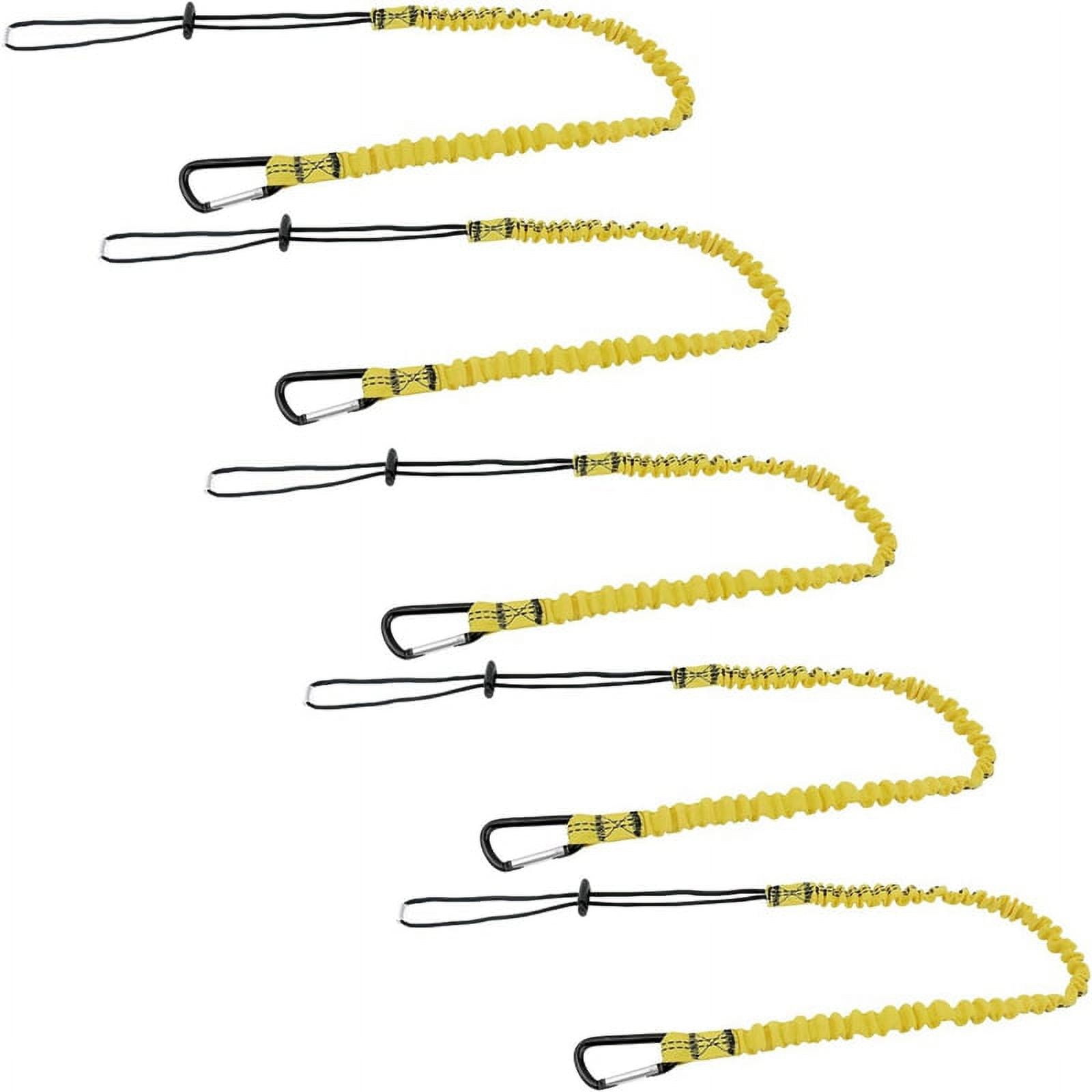 5 Pack Tool Leash,Retractable Bungee Cord with Aluminum Lock Carabiner ...