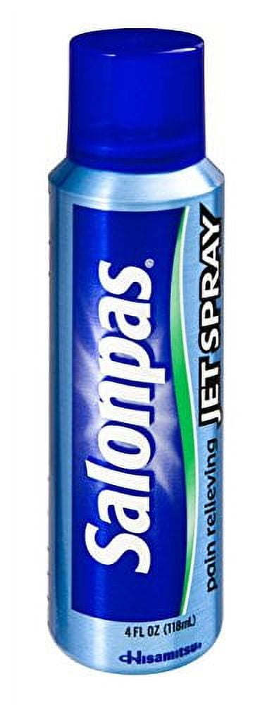 Salonpas 5-Pack Pain Relief Jet Spray with Menthol - 4 OZ Each ...