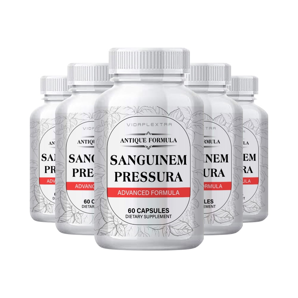 (5 Pack) Sanguinem Pressura - Sanguinem Pressura Advanced Capsules ...