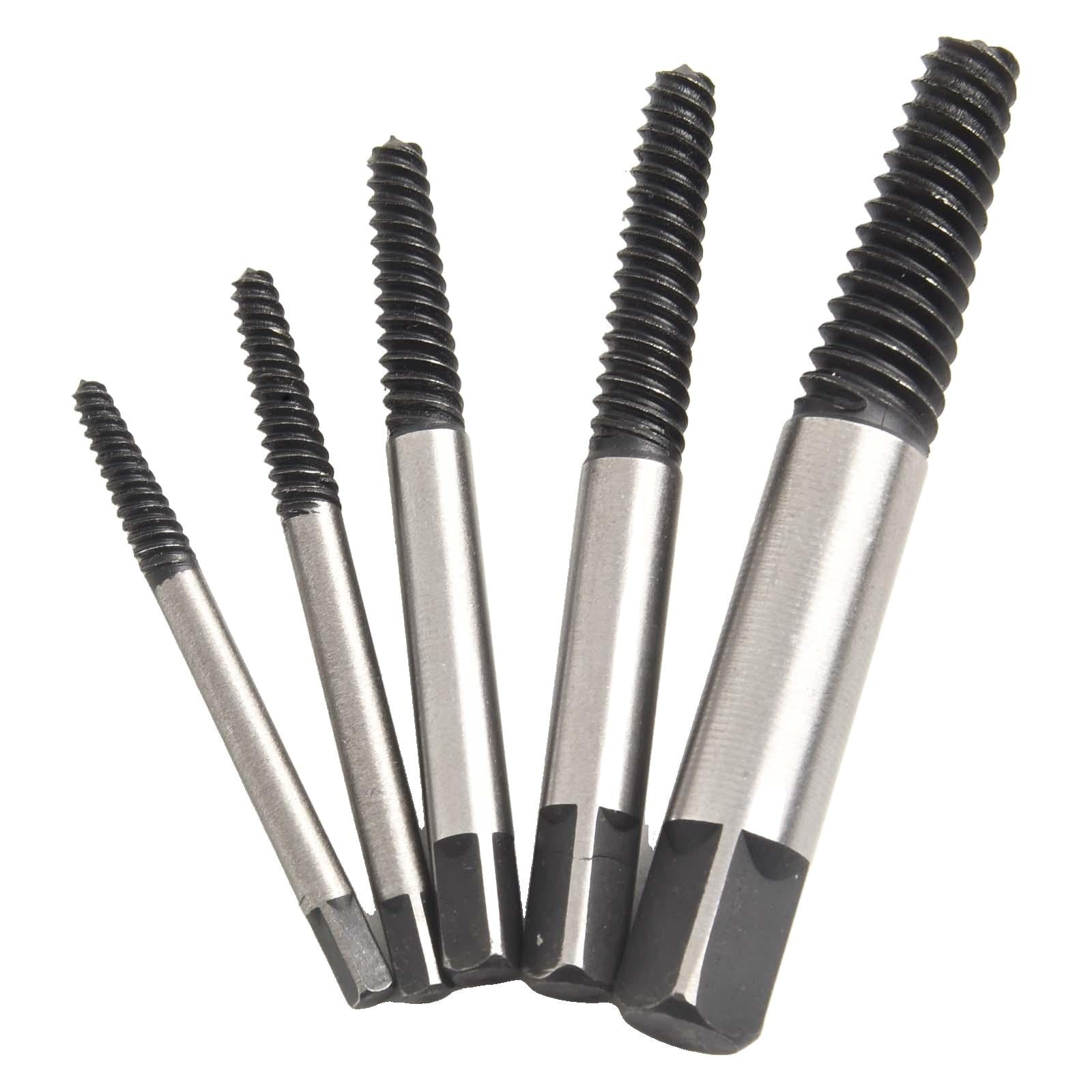 5 Pack Screw Extractor Set for Stripped Head Screws, Nuts, and Bolts ...