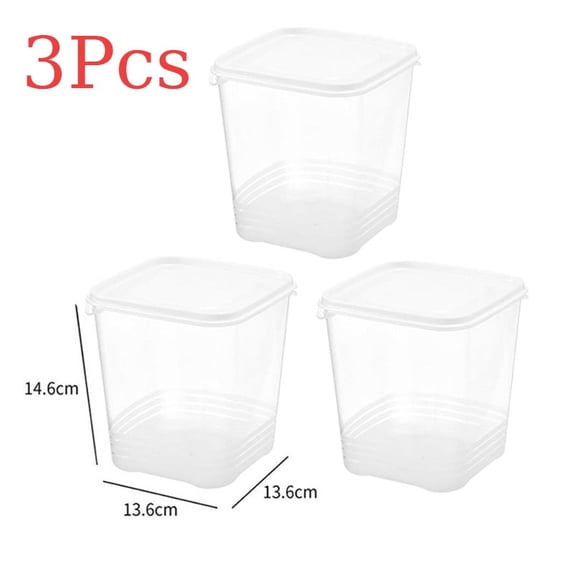 5-Pack Sealed Food Storage Containers with Lids, Plastic Fridge ...
