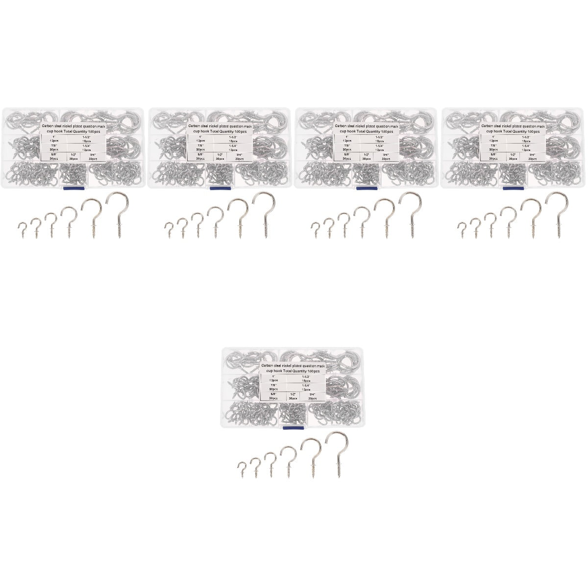 5 Pack Self-tapping Screws Hook Hanging Hooks Coat Hanger - Walmart.com