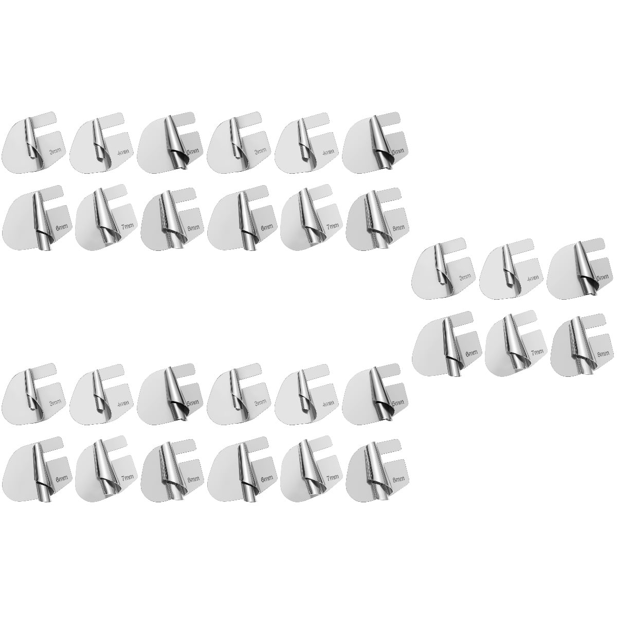 5 Pack Sewing Machine Hemming Foot Presser Machines Binders - Walmart.com