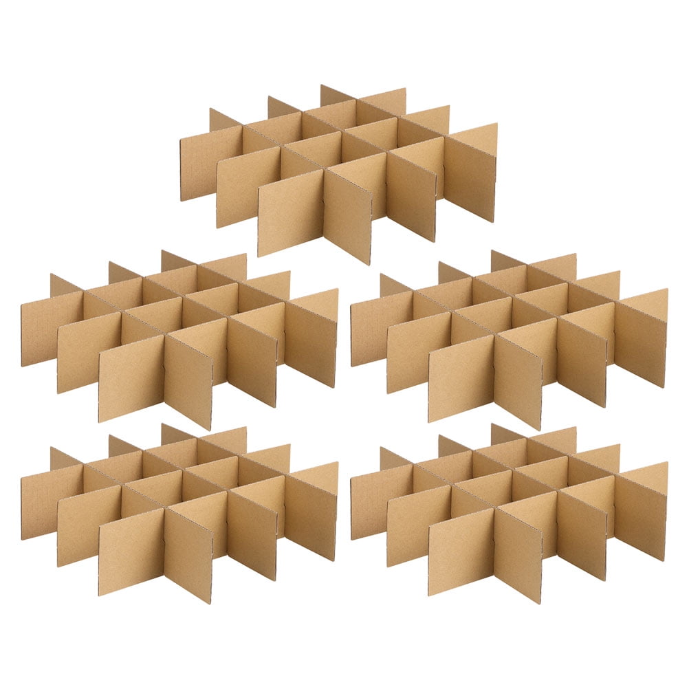 5 Pack Shipping Box Divider Cardboard Packaging Box For Glassware ...