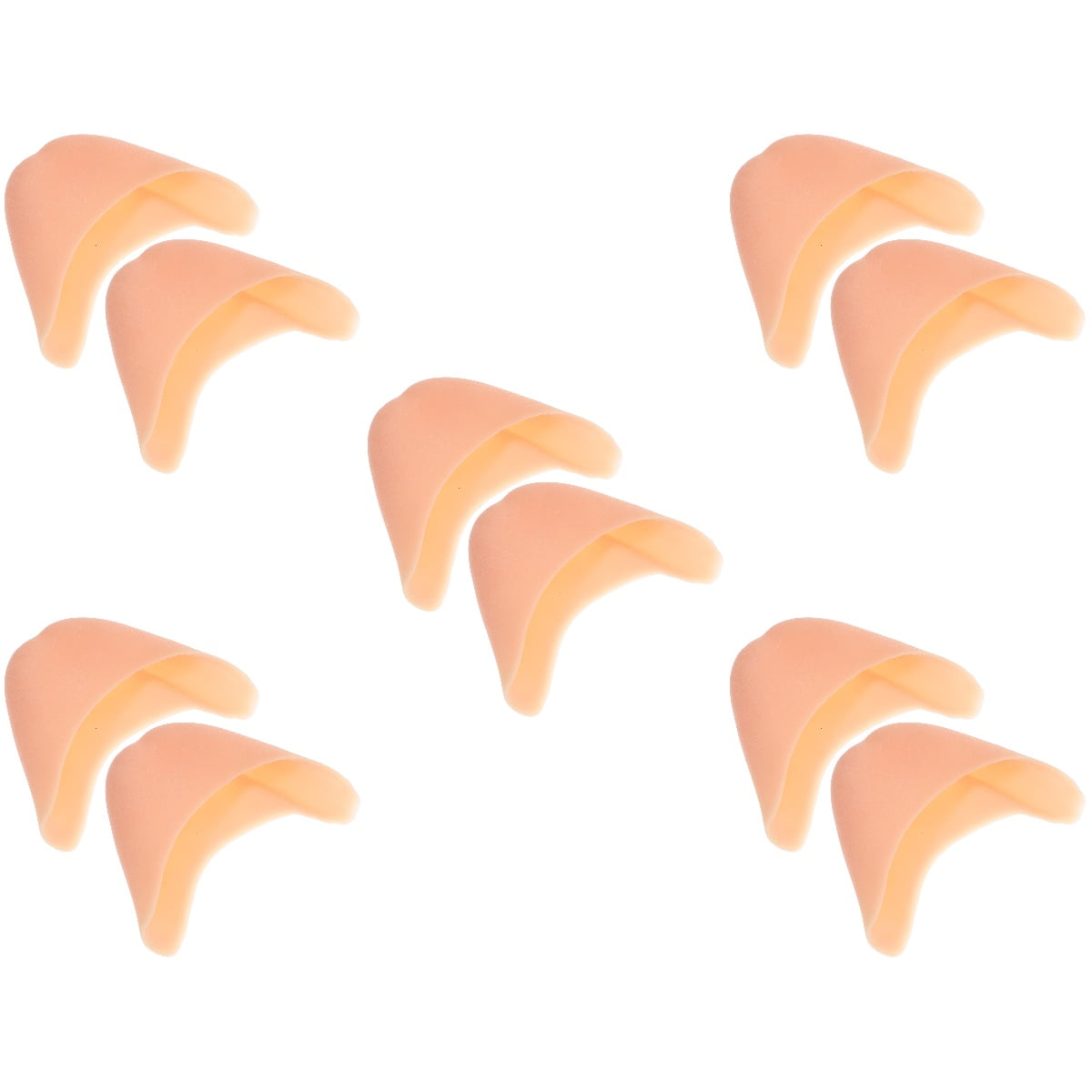 5 Pack Shoe Inserts Toe Pads Silicon Toe Caps Toe Foot Pads Toe Cushion ...