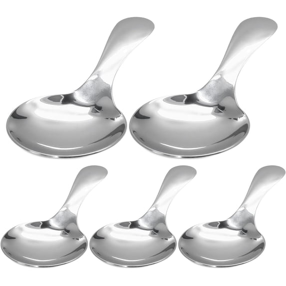 5 Pack Short Handle Scoops, Stainless Steel Mini Scoops Small Spoons ...