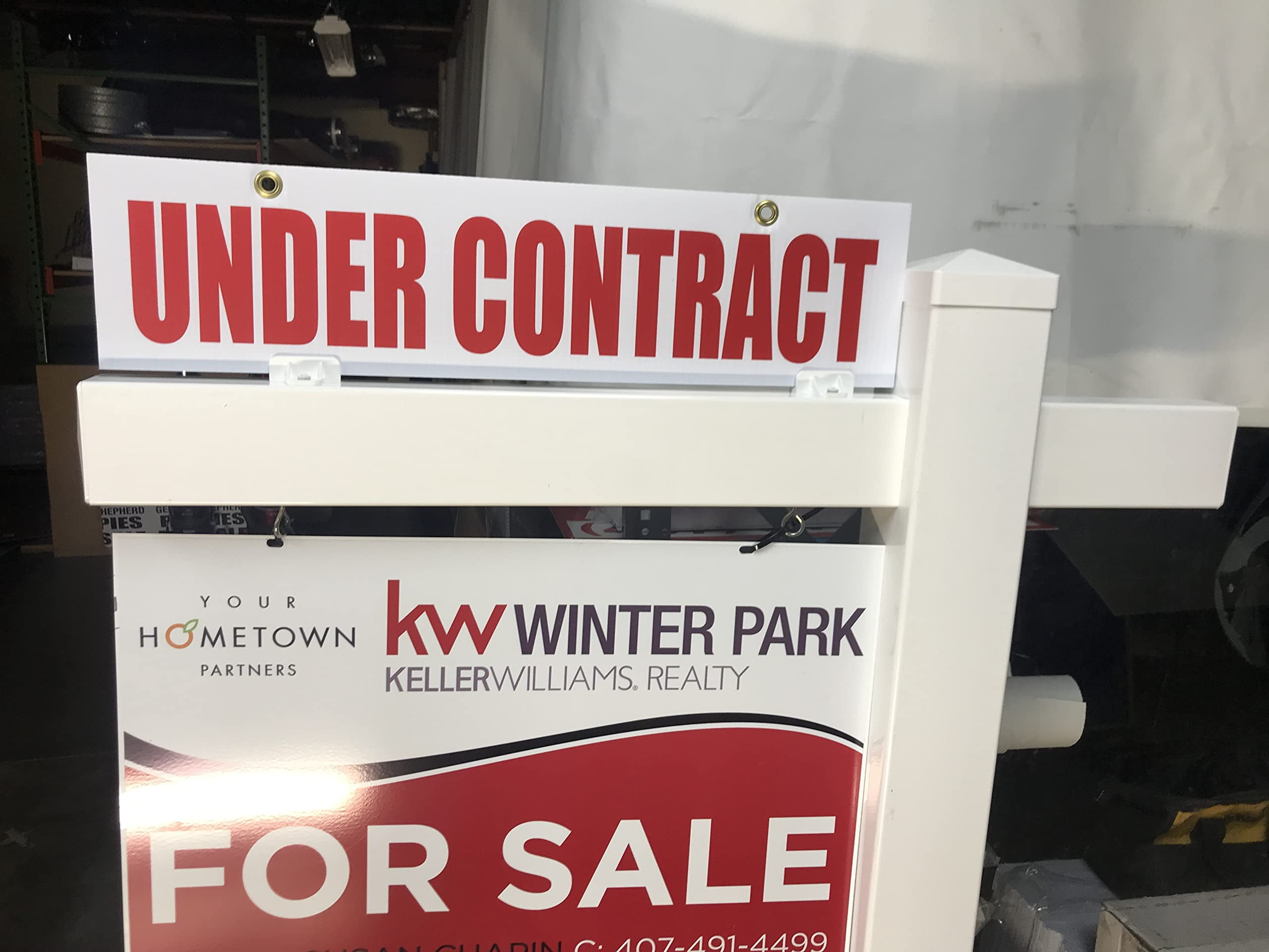 Under Contract Sign Rider