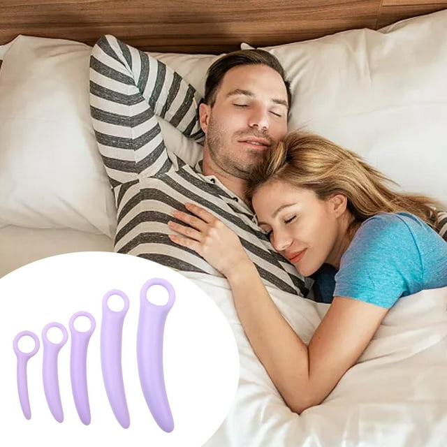 5 Pack Silicone Pelvic Floor Muscle Dilator Trainer Set Pelvic Wand ...