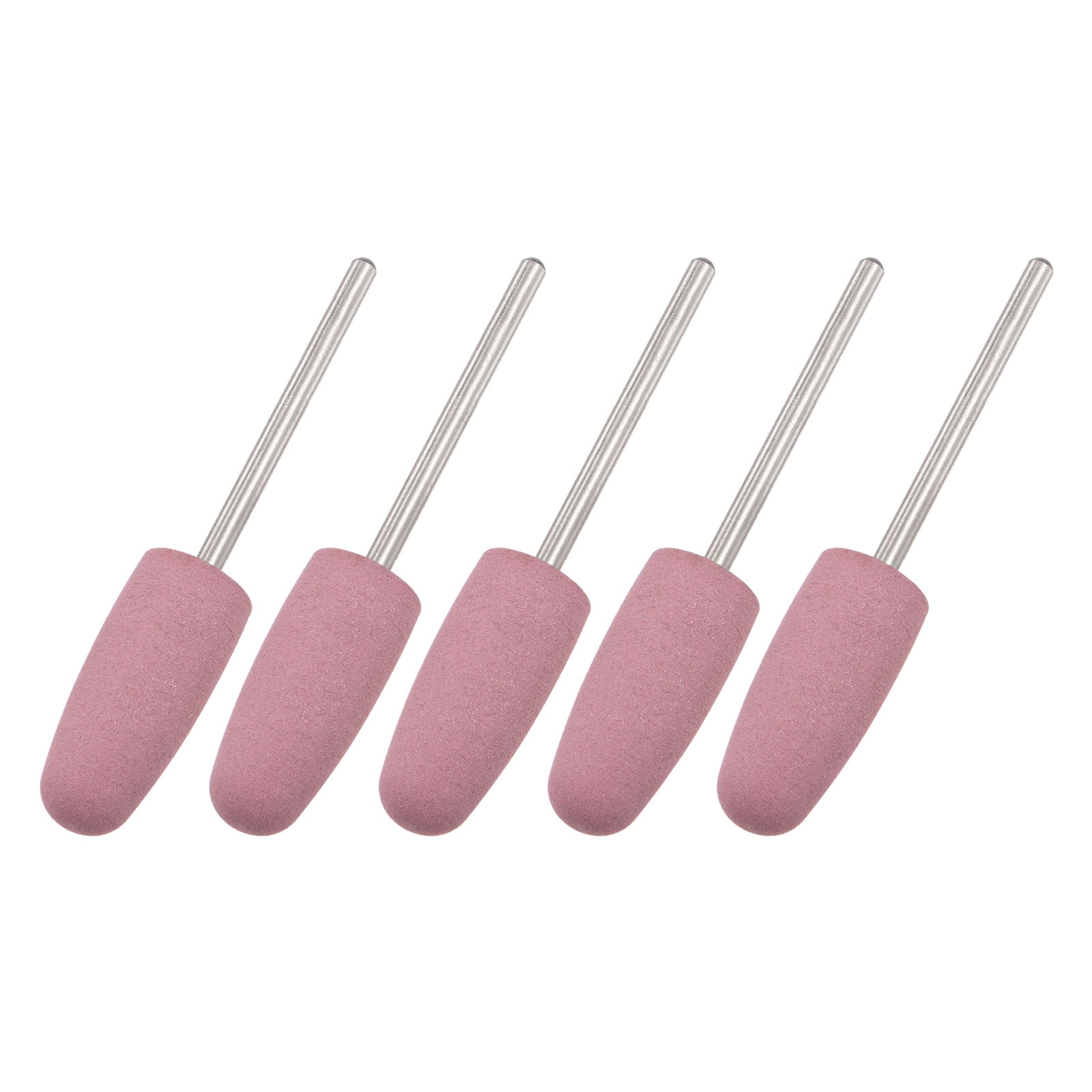 5 Pack Silicone Rubber Grinding Buffing Wheels 180 Grits 10mm Dia Cone ...