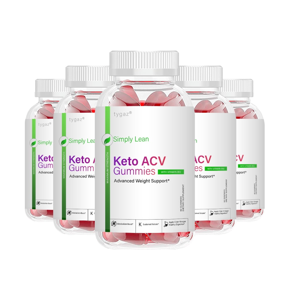 (5 Pack) Simply Lean Keto Gummies - Simply Lean Keto ACV Gummies - Walmart.com