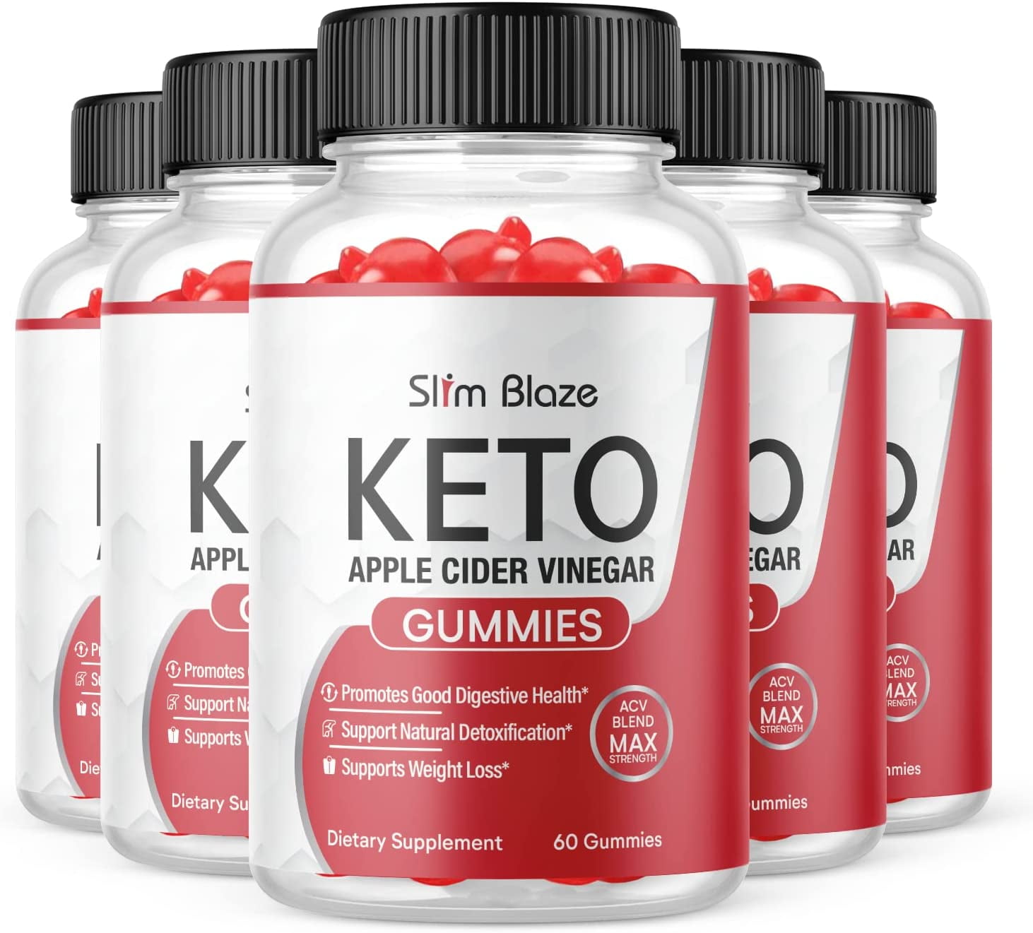 S.O LABS Slim Blaze Keto ACV Gummies, Weight Management, Energy Focus, Metabolism Burn, 300 ...