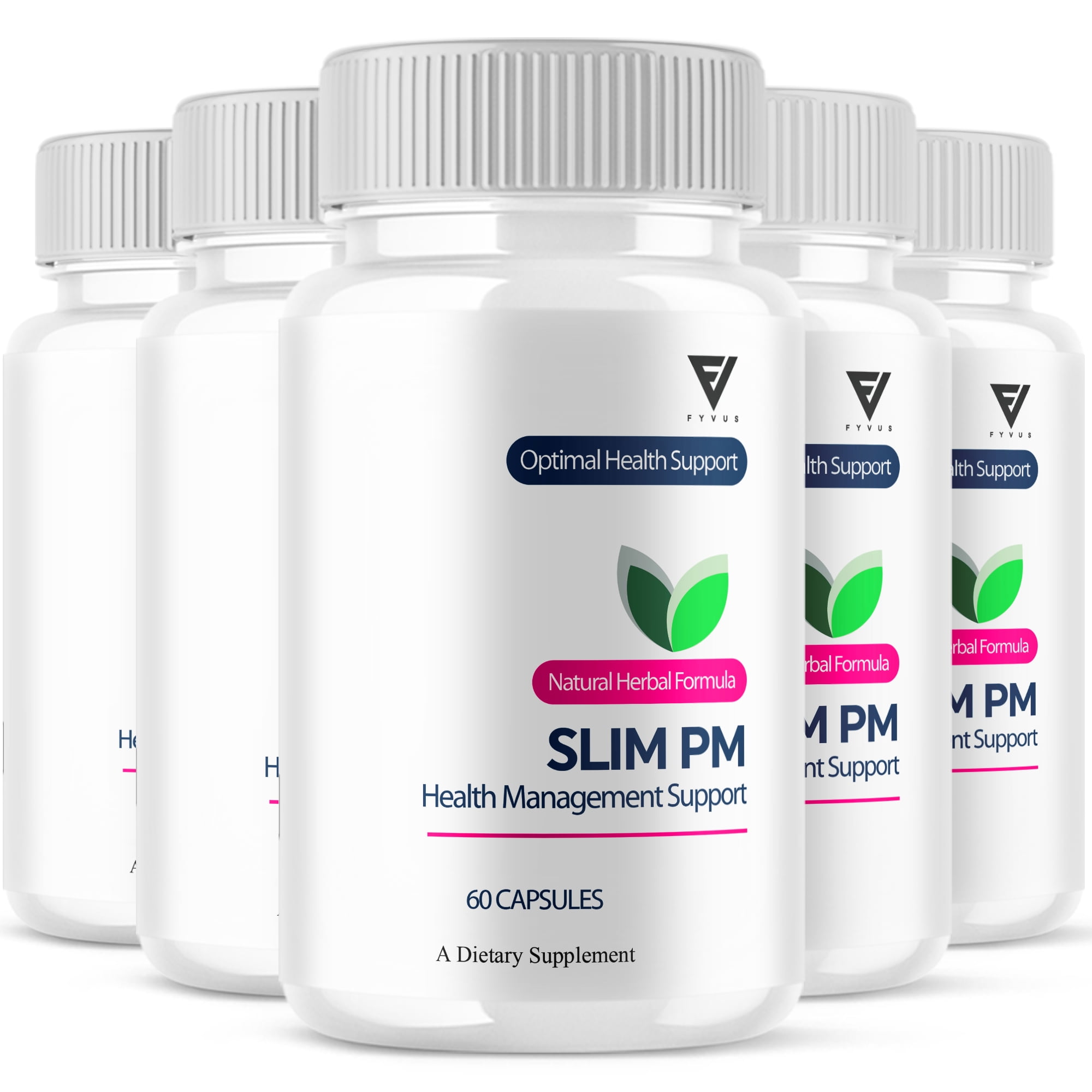 (5 Pack) Slim PM Health Management Pills, SlimPM Advanced Support (300 ...