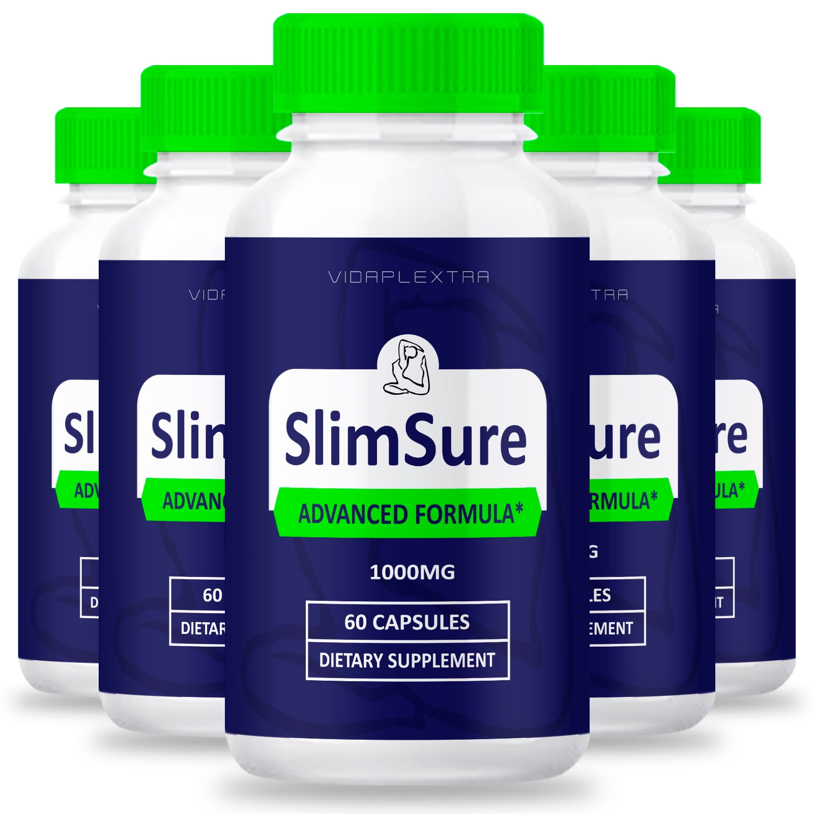 (5 Pack) Slim Sure Capsules - Slim Sure Keto Capsules - Walmart.com
