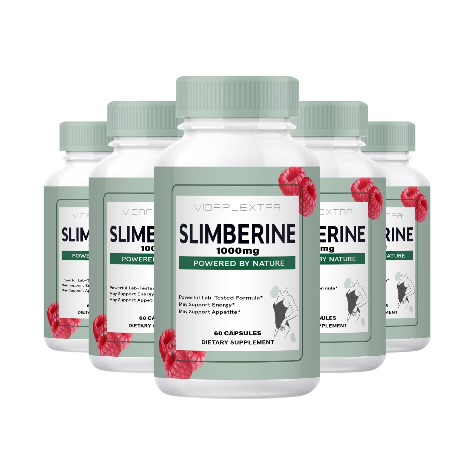 (5 Pack) Slimberine Capsules - Slimberine Keto Capsules - Walmart.com
