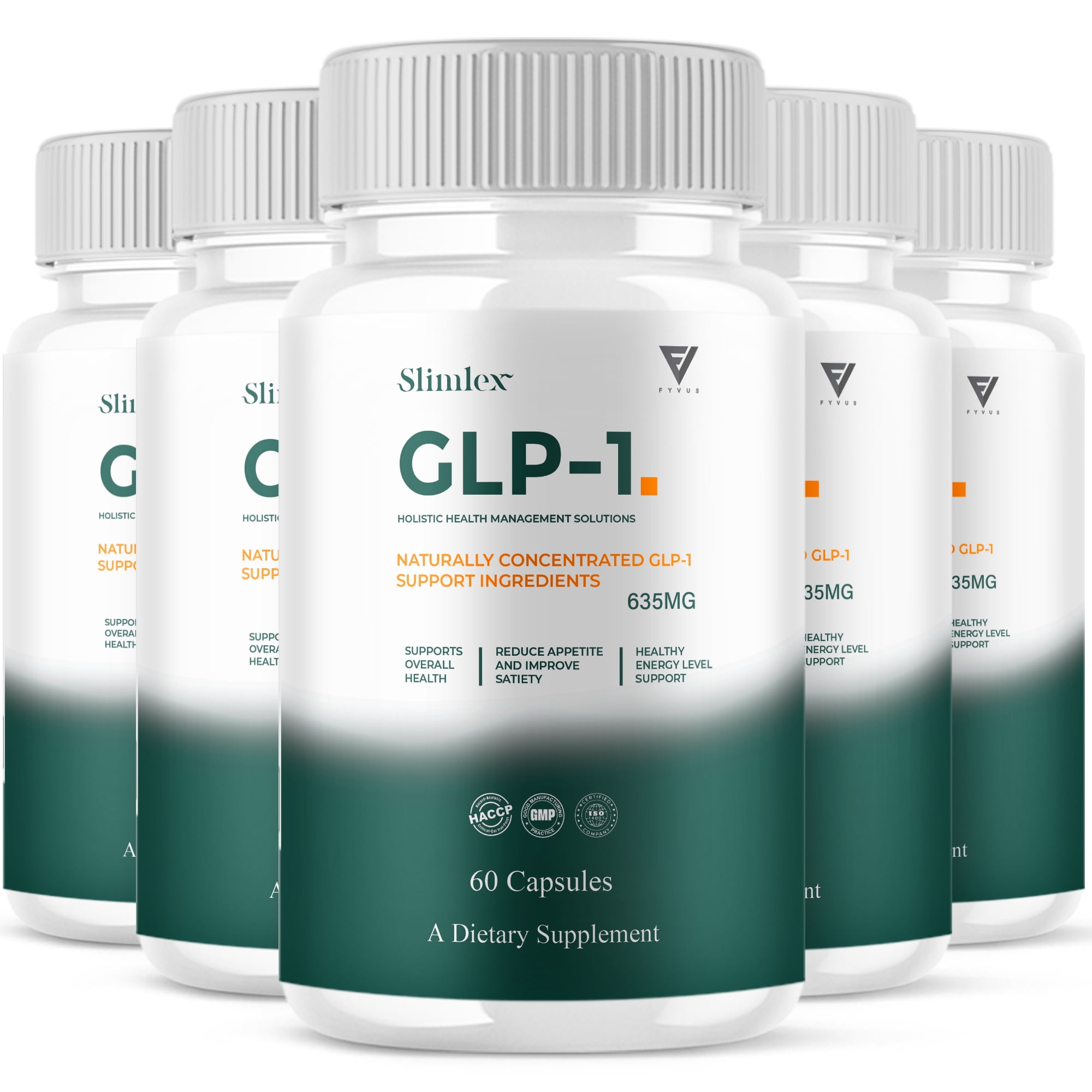 (5 Pack) Slimlex Capsules Slimlx Maximum Strength Wellness Pills (300 ...