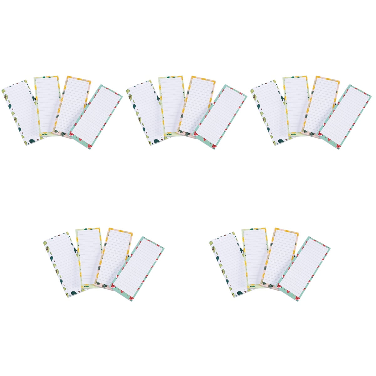 5 Pack Small Notepad Magnetic Message Board Refrigerator Home Notepads ...