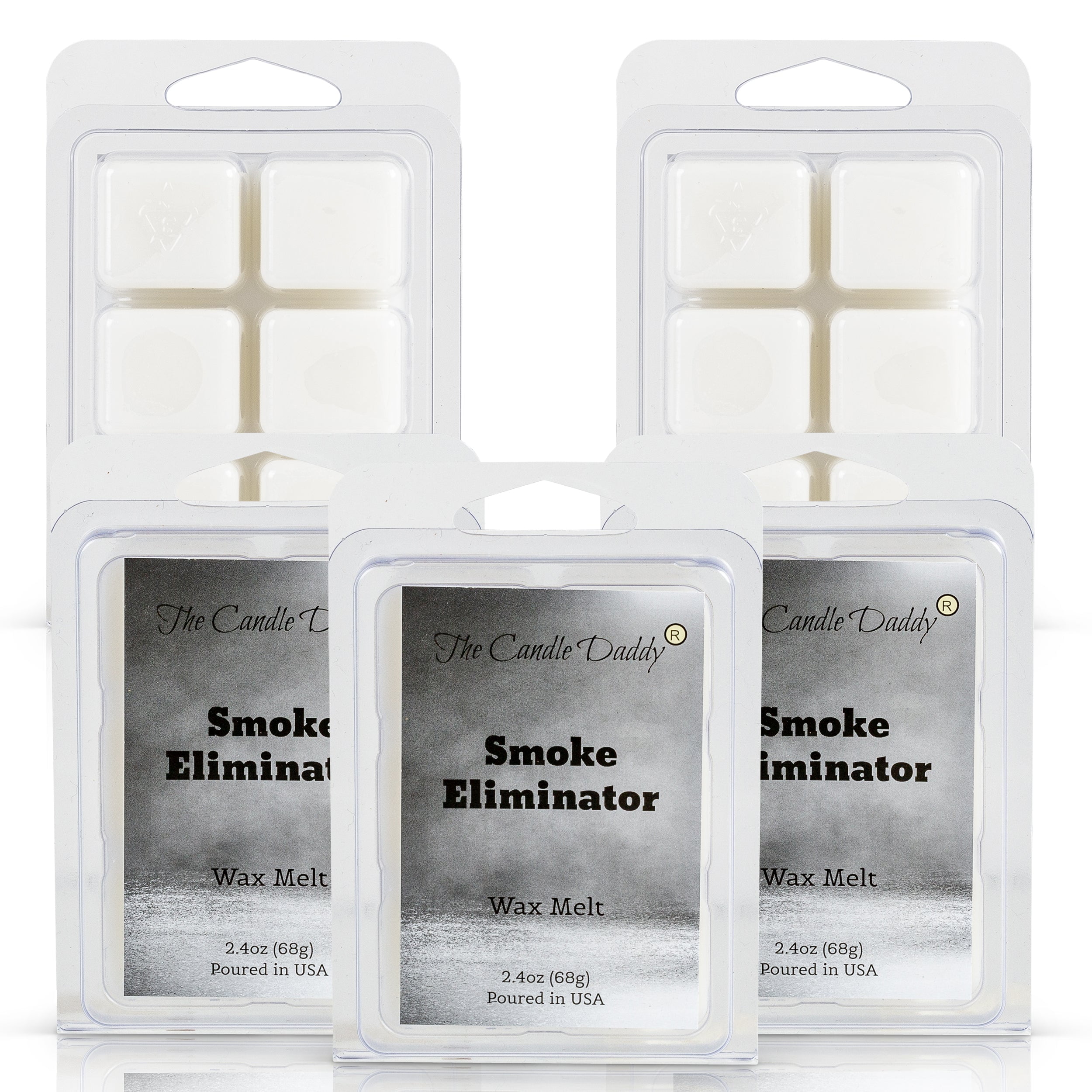 5 Pack - Smoke Eliminator Scented Wax Melt Cubes - 2 Oz x 5 Packs = 10 ...