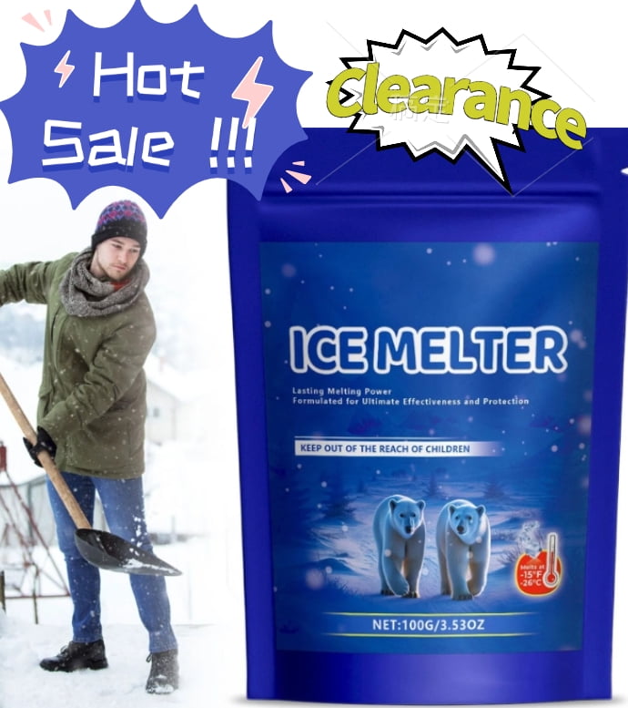 5 Pack Snow Salt Ice Melt, Pet Safe & Concrete Safe, 20 lb Bag, Safe ...