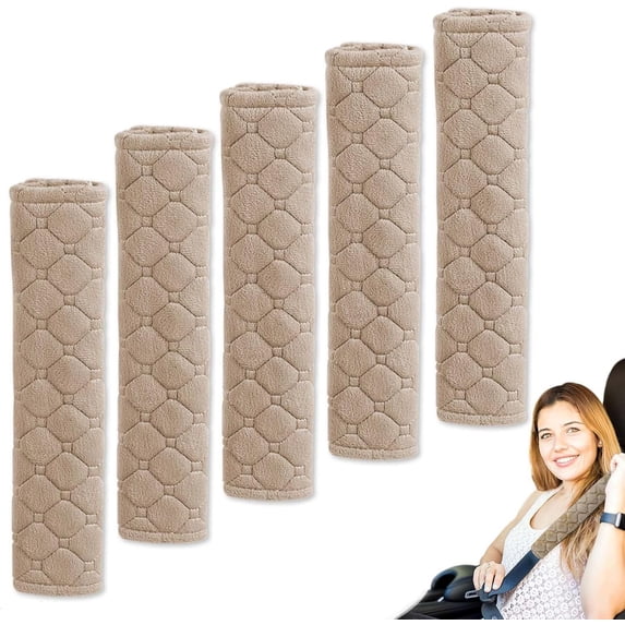5 Pack Soft Comfort Car Seatbelt Cover Protector Pads Strap for ...