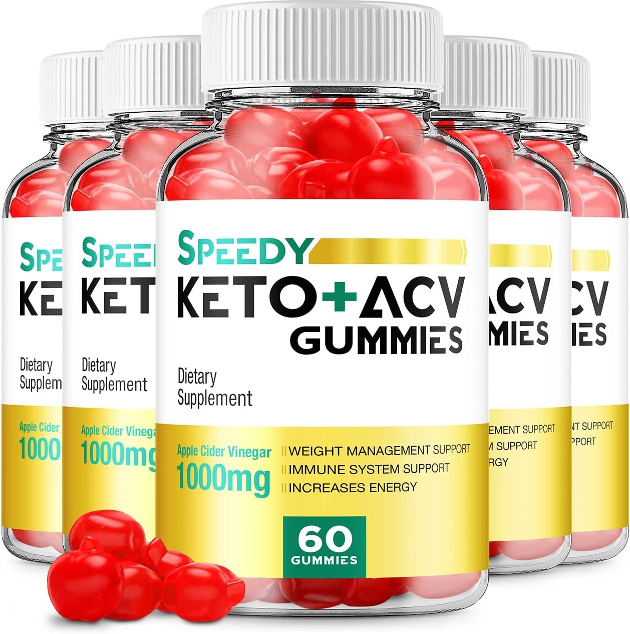 3 Pack Speedy Keto ACV Gummies Speedy ACV Advanced Keto Formula Plus ...