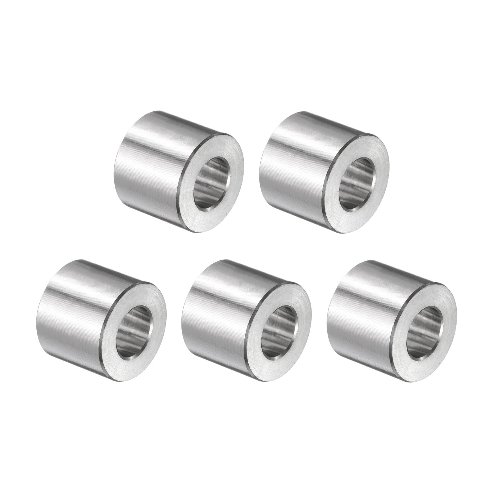 5 Pack Stainless Steel Spacer 3/8" Bore x 3/4" OD x 5/8" Length Screw ...