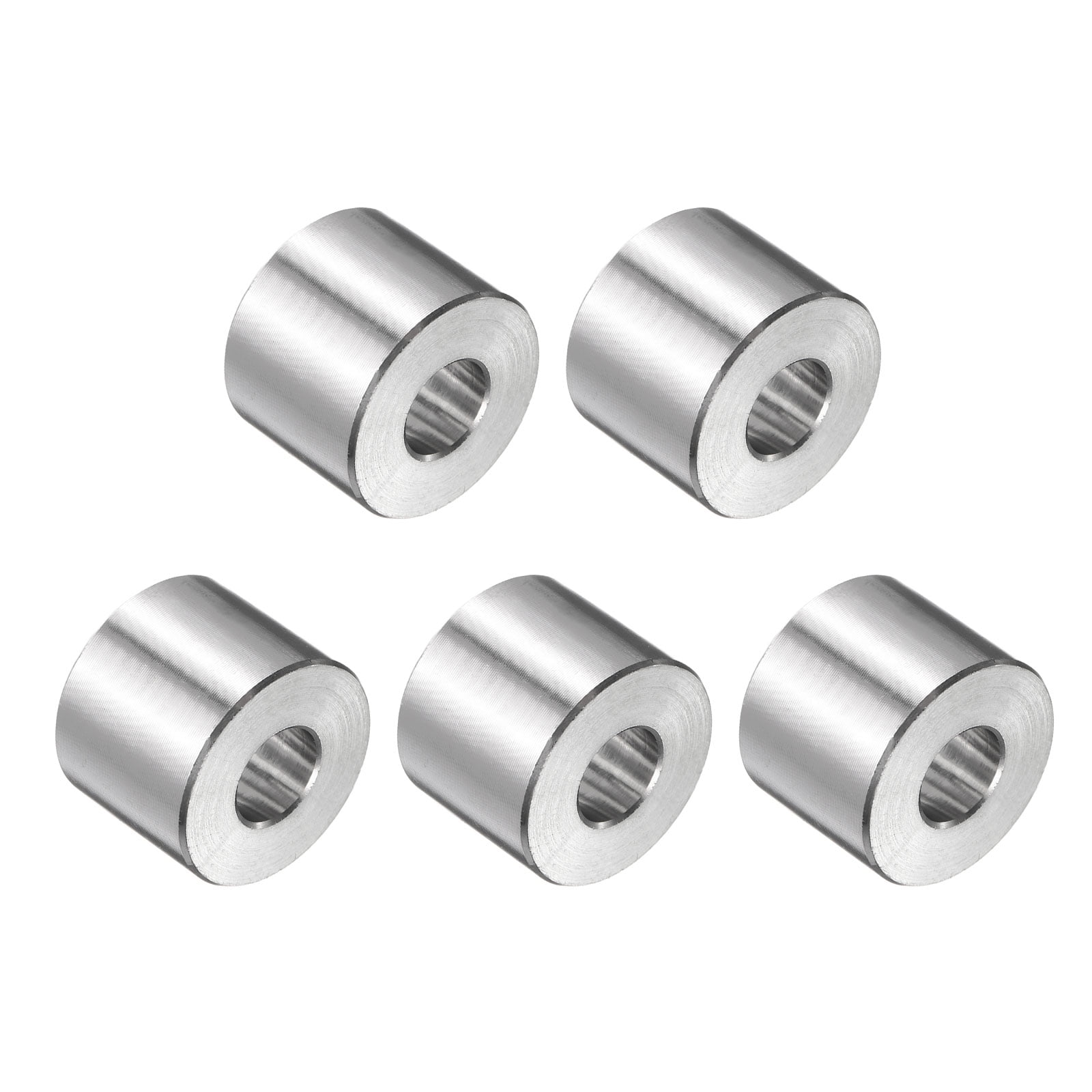 5 Pack Stainless Steel Spacer 5/16" Bore x 3/4" OD x 1/2" Length Screw ...