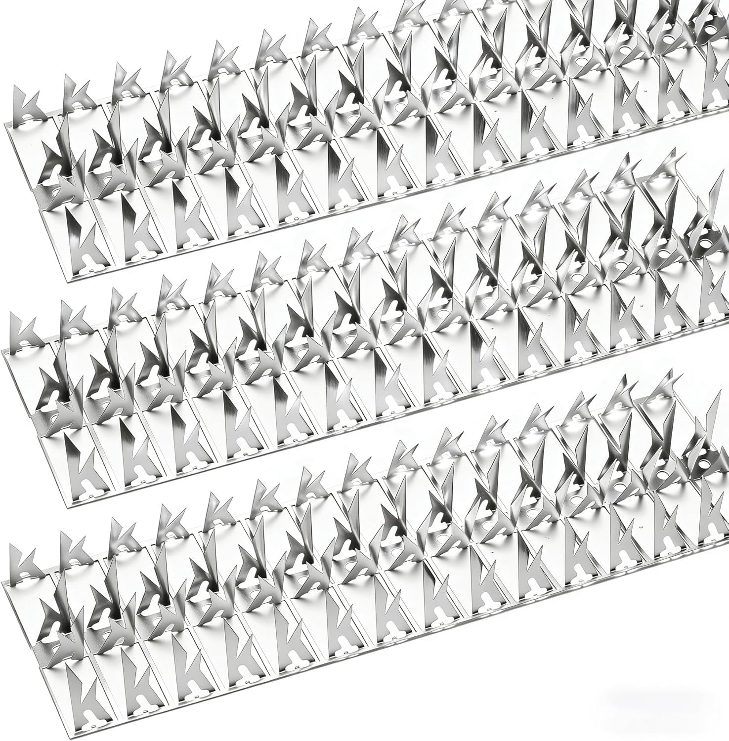 5 Pack Stainless Steel Squirrel Spikes for Bird Feeder, 5 FT Squirrel ...