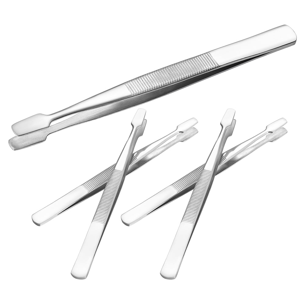 5 Pack Stainless Steel Stamp Tweezers Precision Work Tools for Stamp ...
