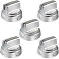 5 Pack Stainless Steel WB03x24818 Gas Stove Knob Replacement for ge ...