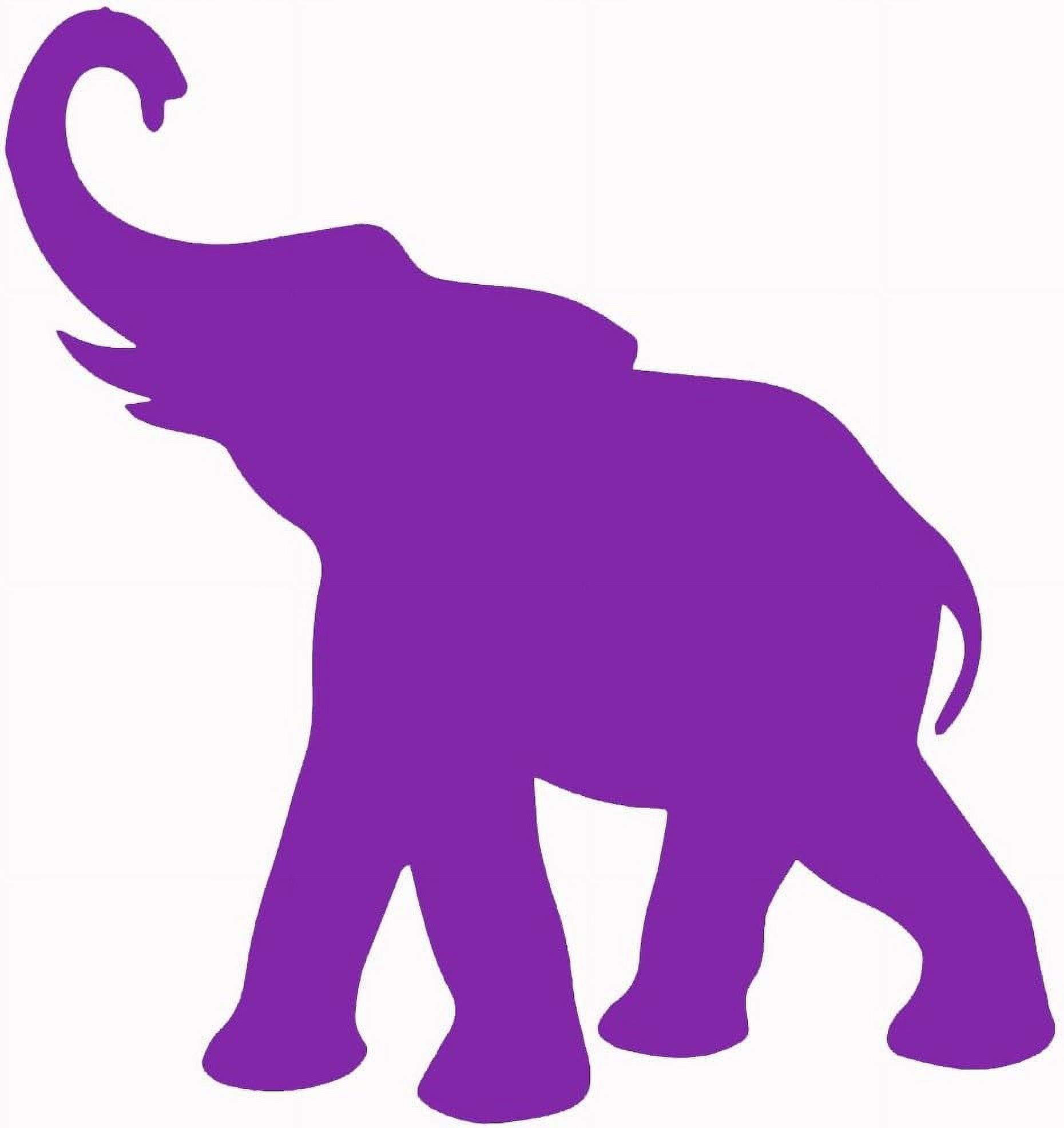 5 Pack - StickerDad® Elephant V1 Vinyl Decal - Size: 3.5", Color ...