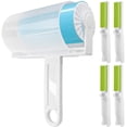 5 Pack Sticky Lint Roller with Cover, Reusable Washable Travel Dust ...