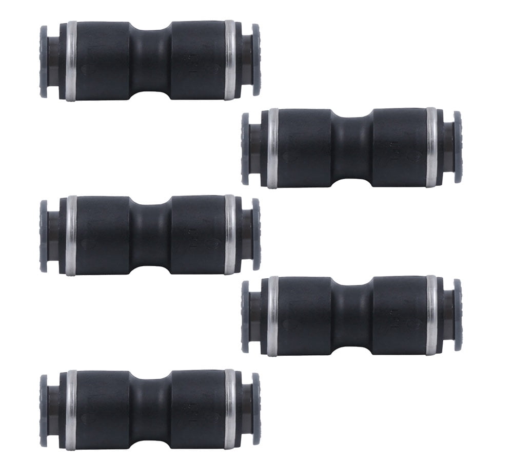 5 Pack Straight Union 3/4 X 3/4 - Composite Material, Push-Lock, DOT ...