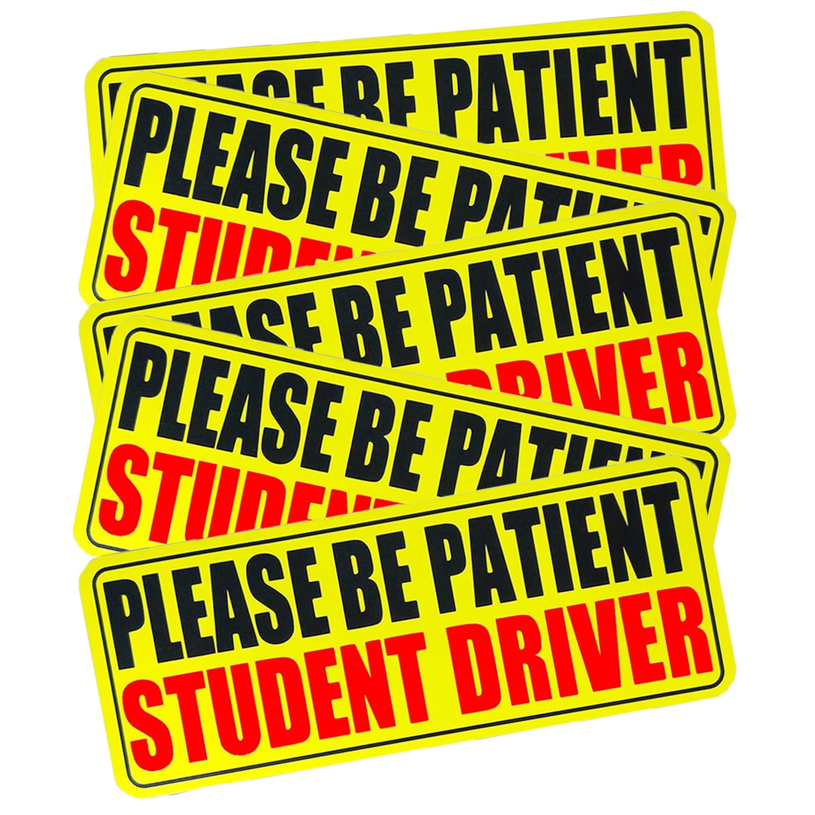 5 Pack Student Drive Magnet for Car, Please Be Patient Student Driver ...
