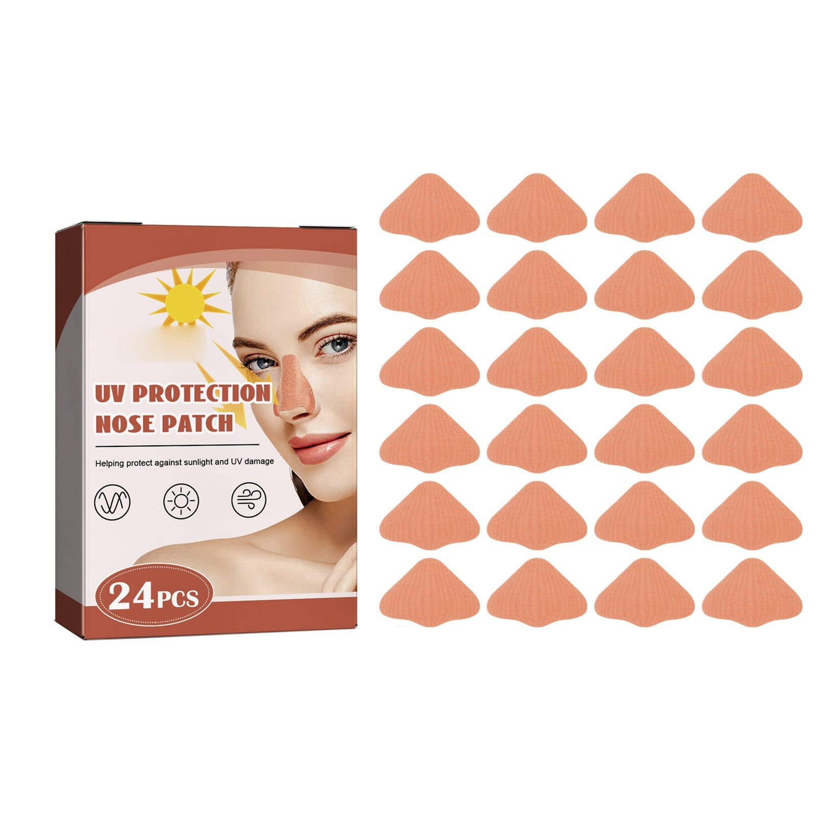 5 Pack Sun Nose Guard Sun Protection Nose Patch UV Nose Protection for ...