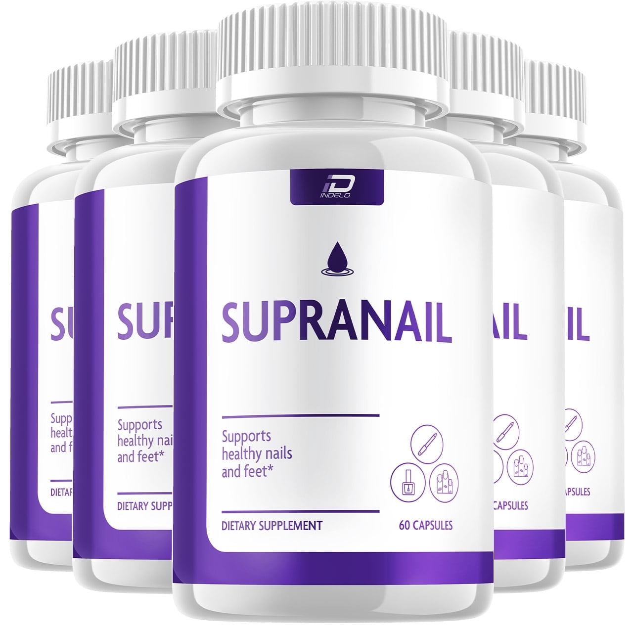 (5 Pack) Supranail Capsules for Women and Men - Official Supra Nail ...