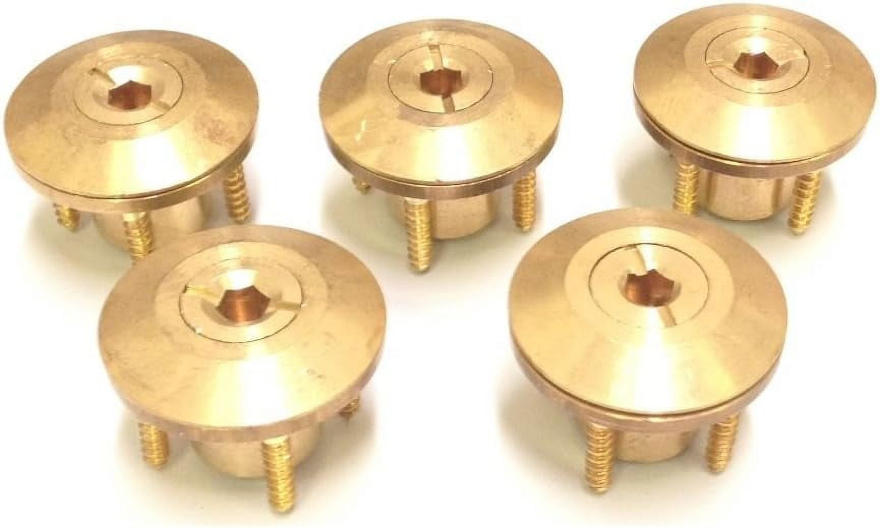 5 Pack Swimming Pool Brass Wood Deck Anchor for Pool Safety Cover ...