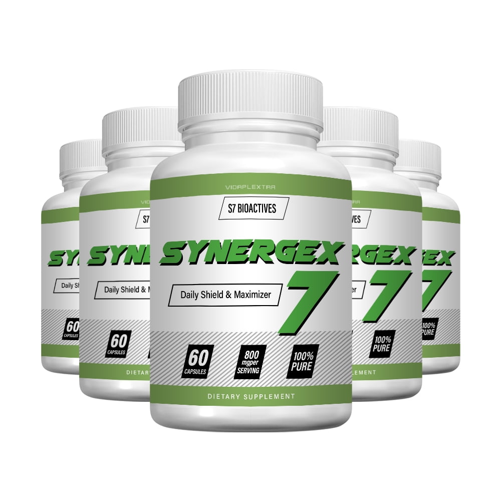 (5 Pack) Synergex 7 Capsules - Synergex7 Capsules - Walmart.com