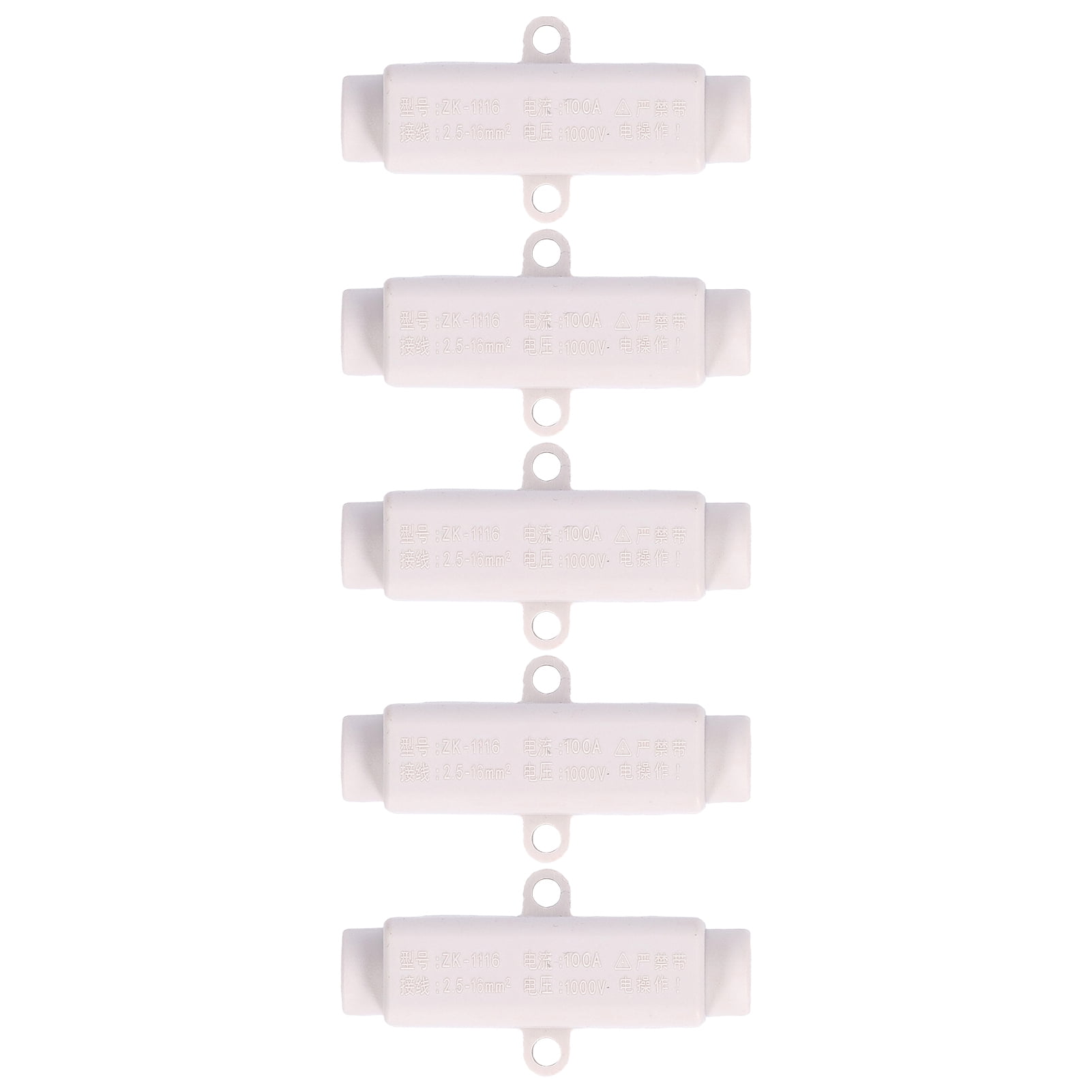 5-Pack T-Type Splicer Wire Connector Set, 1000V 100A Screw Terminal ...