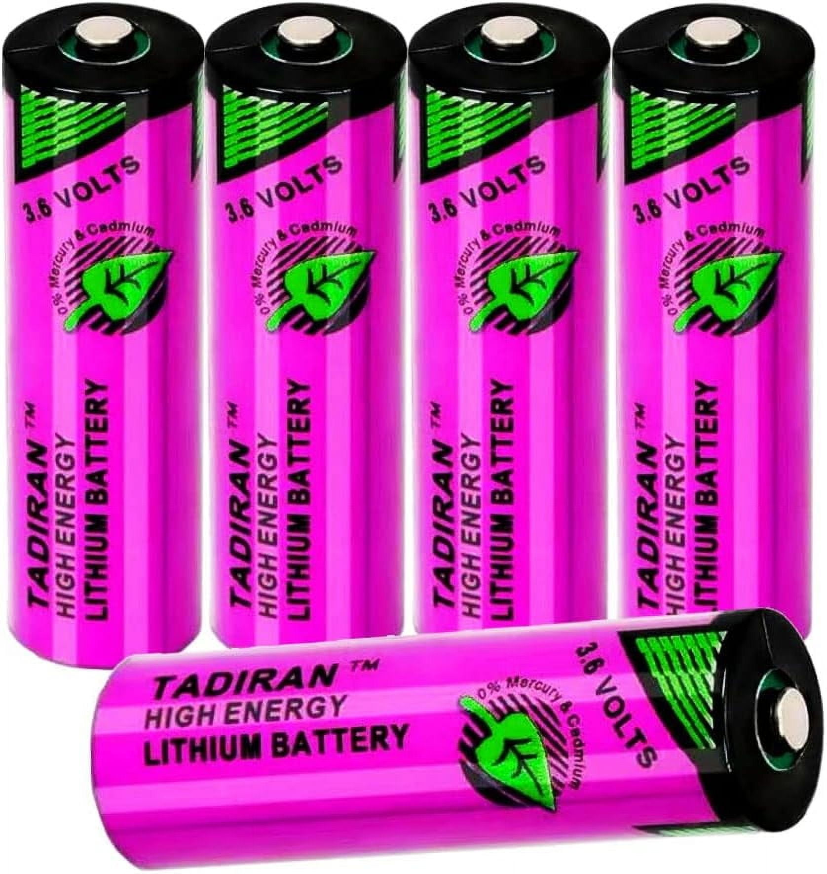 (5 Pack) TL-5903 Battery 3.6V 2400mAh for Tadiran TL-5903 3.6V AA ...