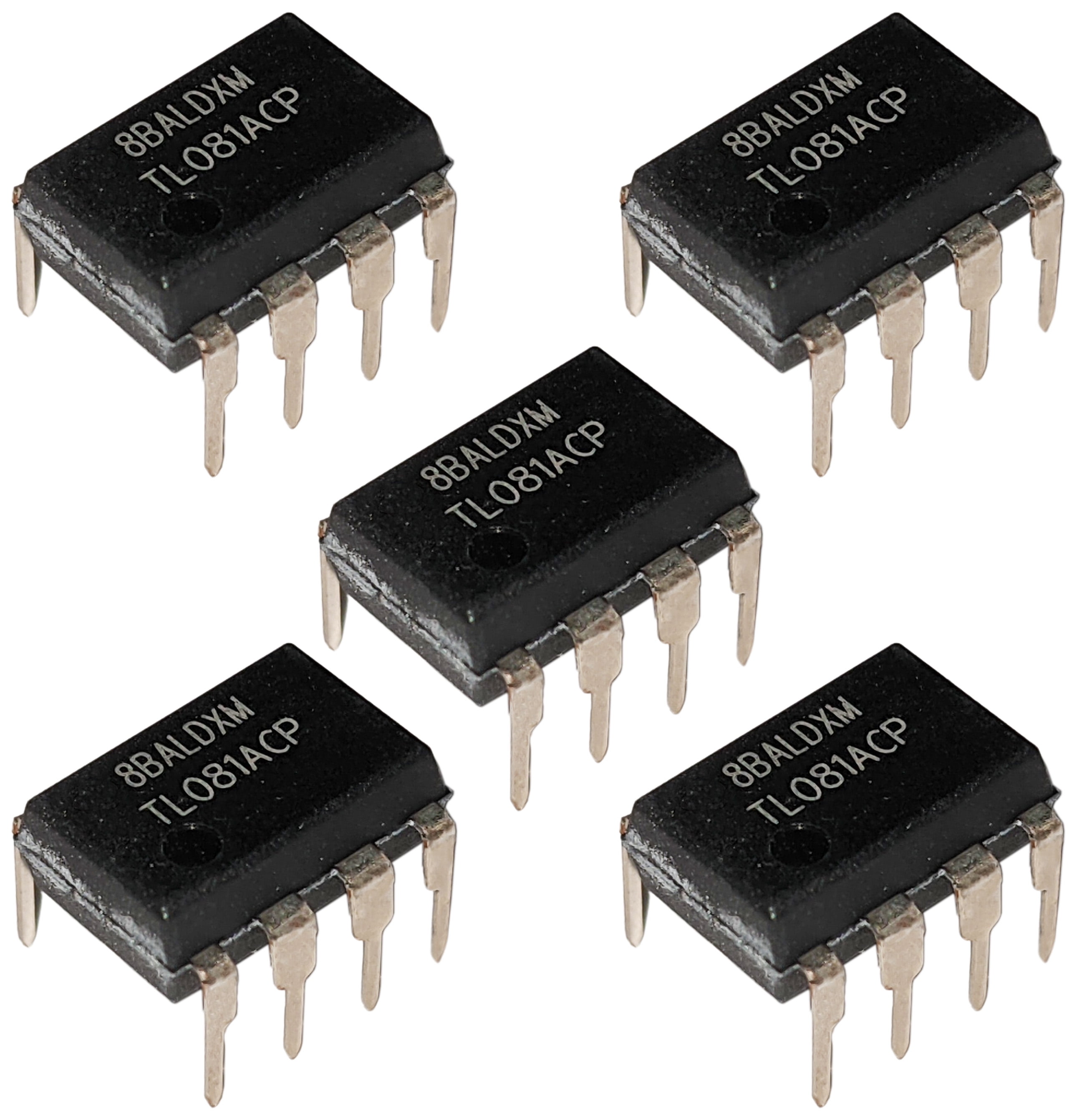 5 Pack TL081 8 Pin J-FET Input Operational Amplifier Linear ICs ...
