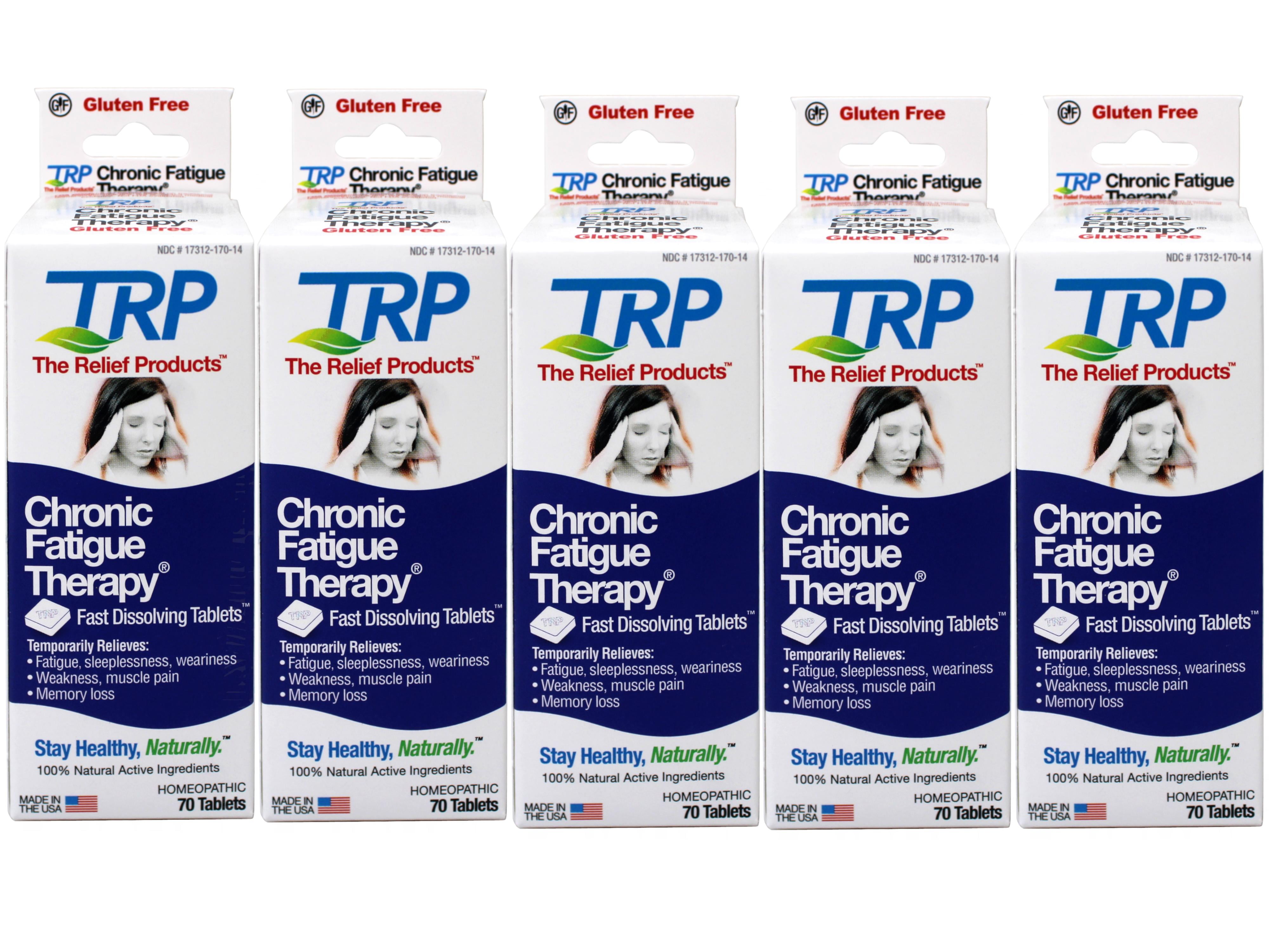 5 Pack - TRP The Relief Products Chronic Fatigue Therapy, 70 count ...