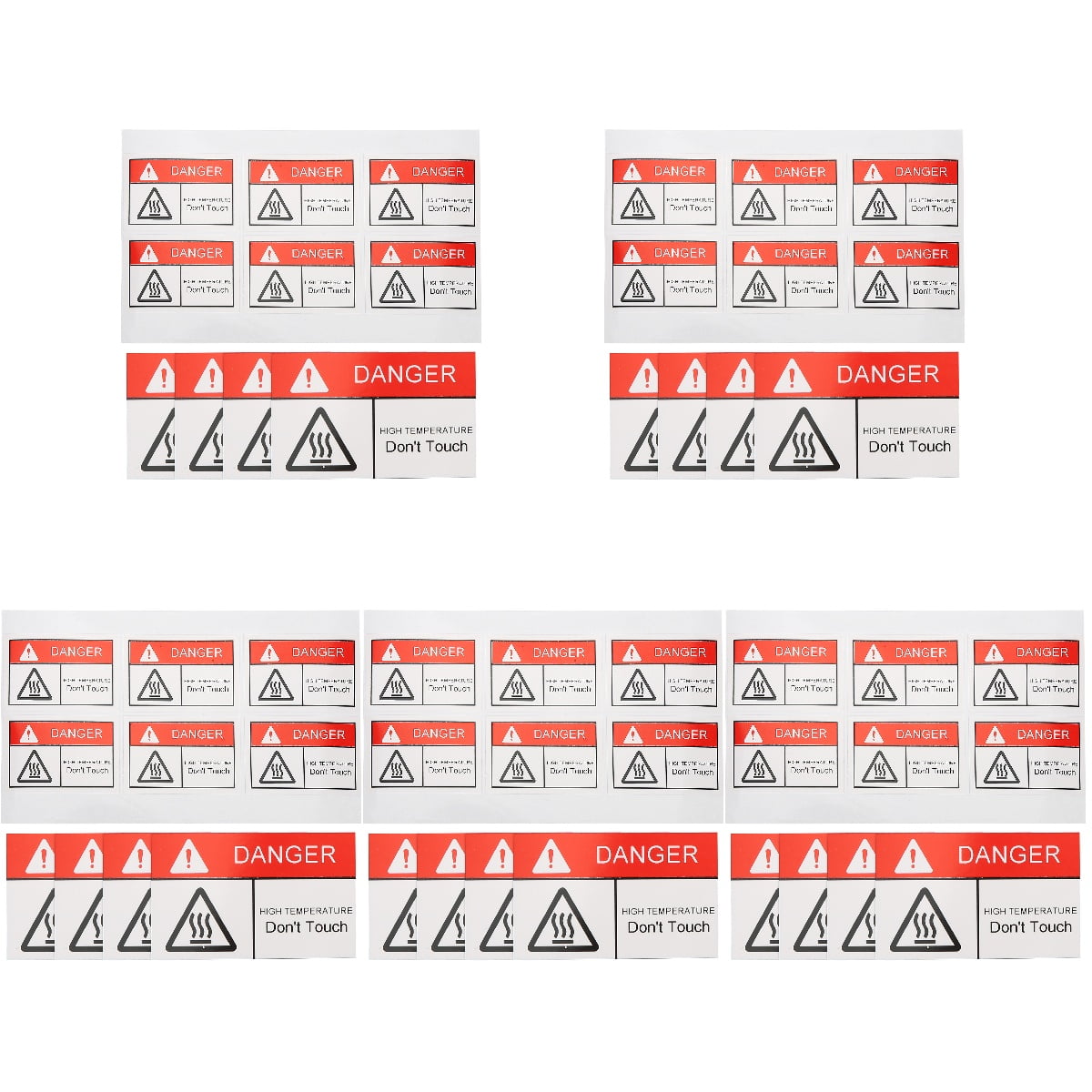 5 Pack Tap Nozzles Watch Out for Heat Stickers Caution Hot Surfaces ...