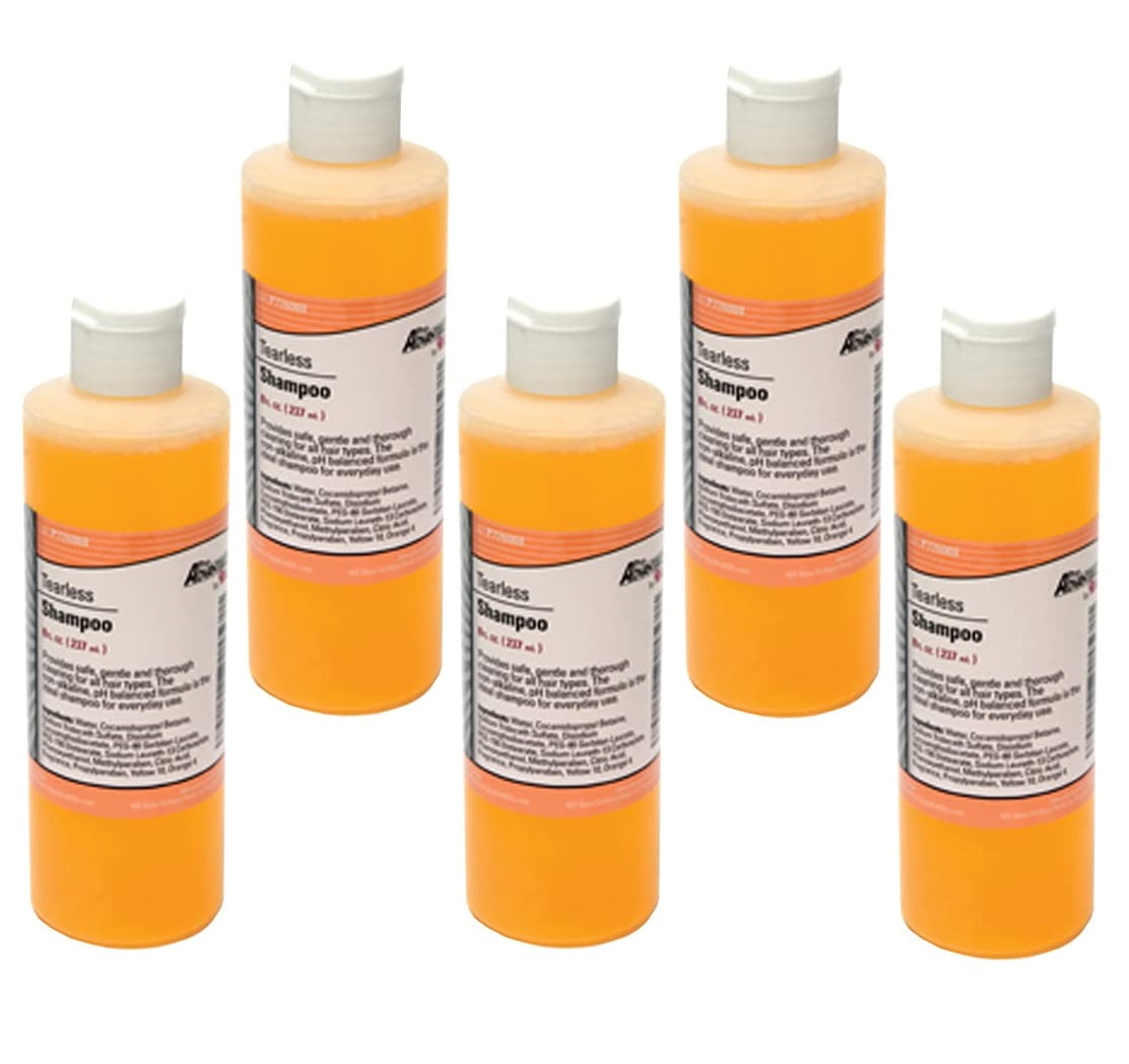 5/Pack Tearless Shampoo All Hair Type 8oz. Non-Alkaline PH Balanced ...