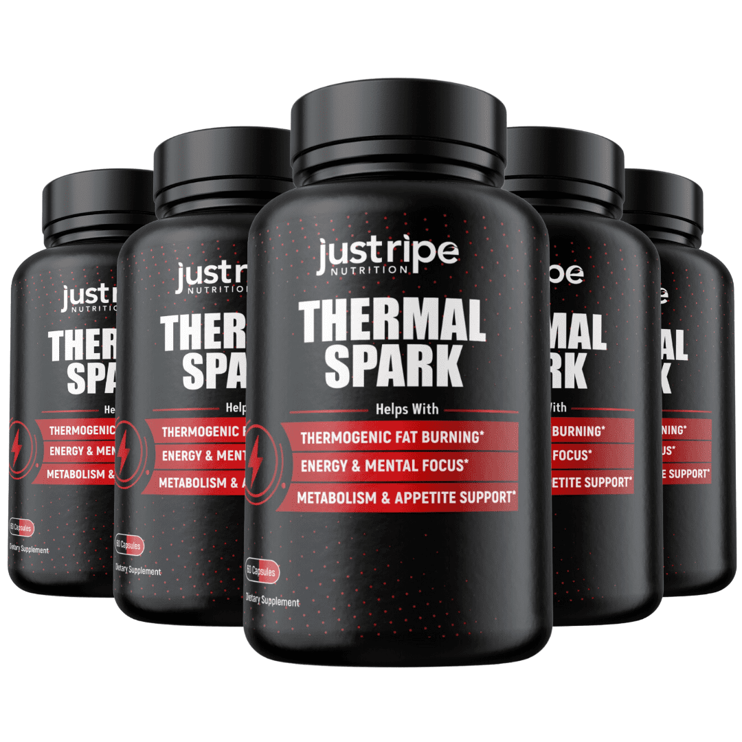 5 Pack Thermal Spark Thermogenic Fat burner- 60 Capsules - Walmart.com
