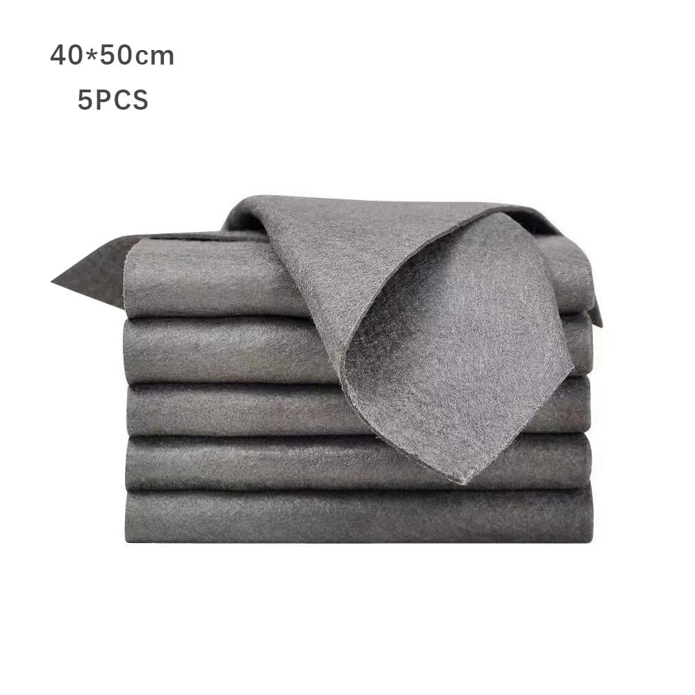 5-Pack Thickened Magic Cleaning Cloth, 2026 New Reusable Microfiber ...