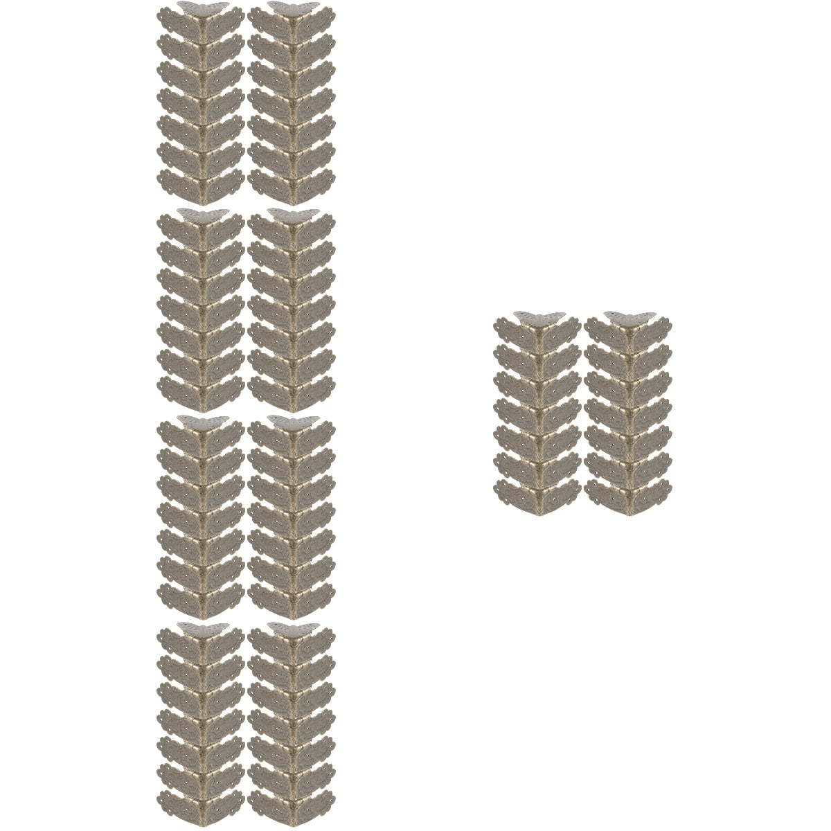 5 Pack Tin Wrap Corner Safety Kit Foam Protectors Vintage Boxes Corners ...